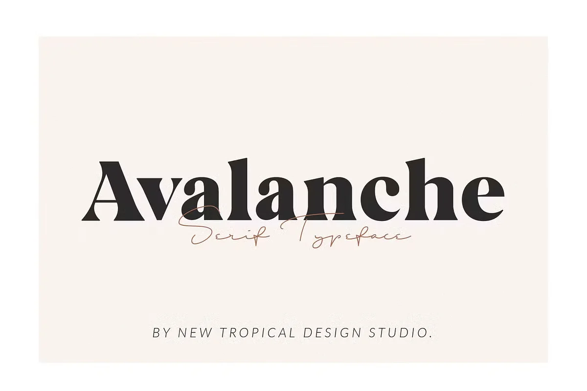 Avalanche Font - Download Fonts for Free