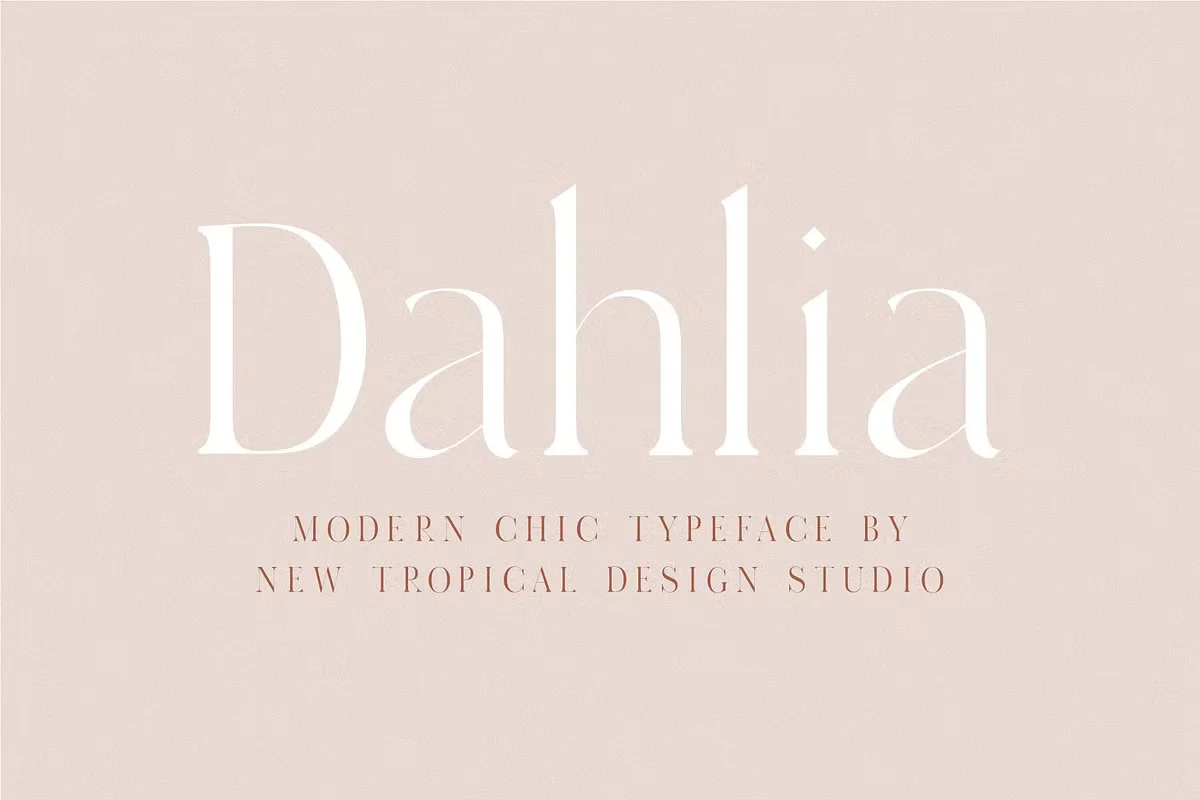Dahlia Font - Download Fonts for Free